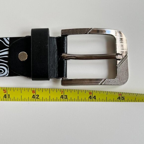 Accessories | Y2k 200s Vintage Black Skeleton Skull Goth Emo Black Belt ...